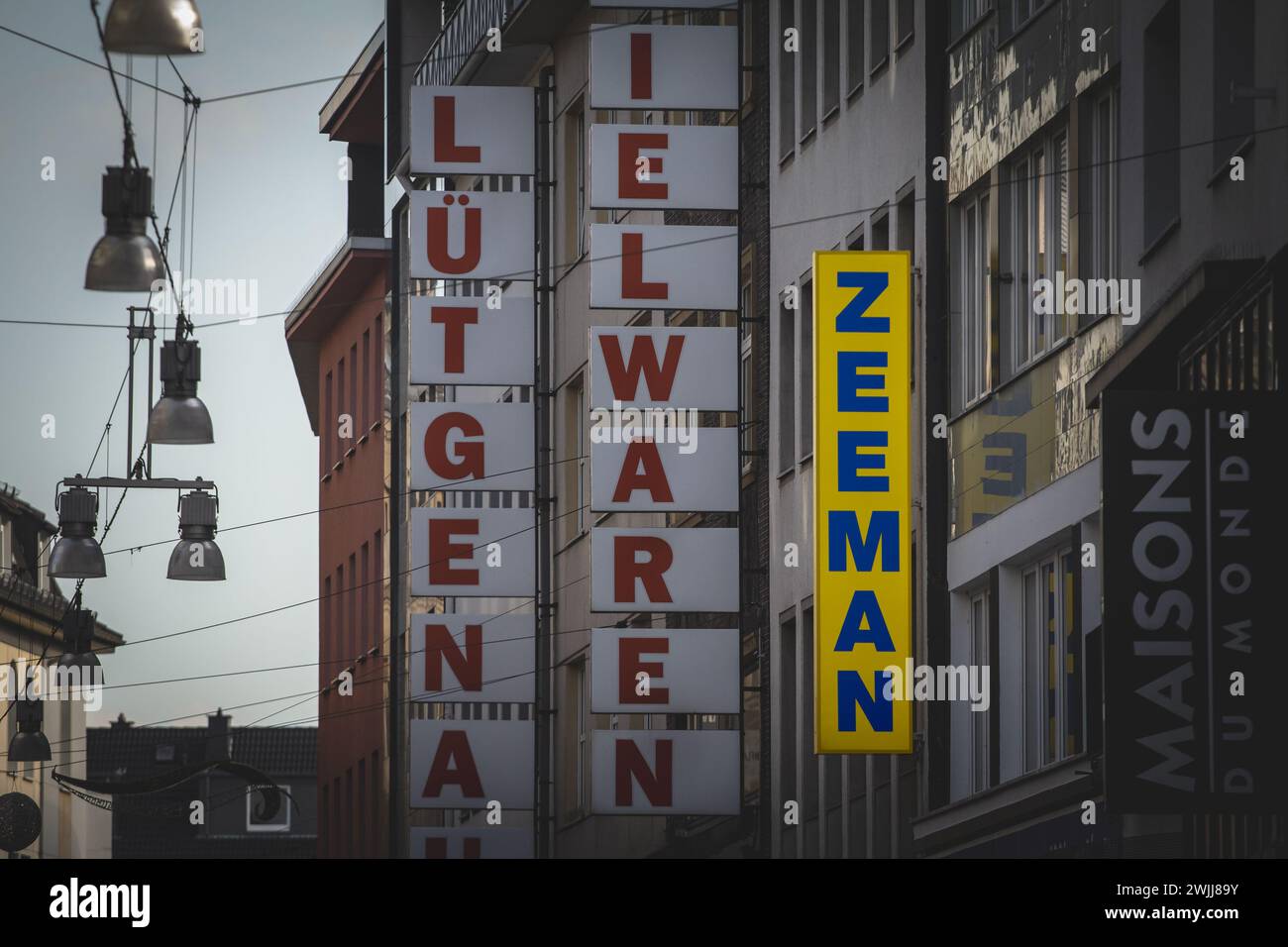 Picture of a sign with the logo of Zeeman on their store for Dortmund ...