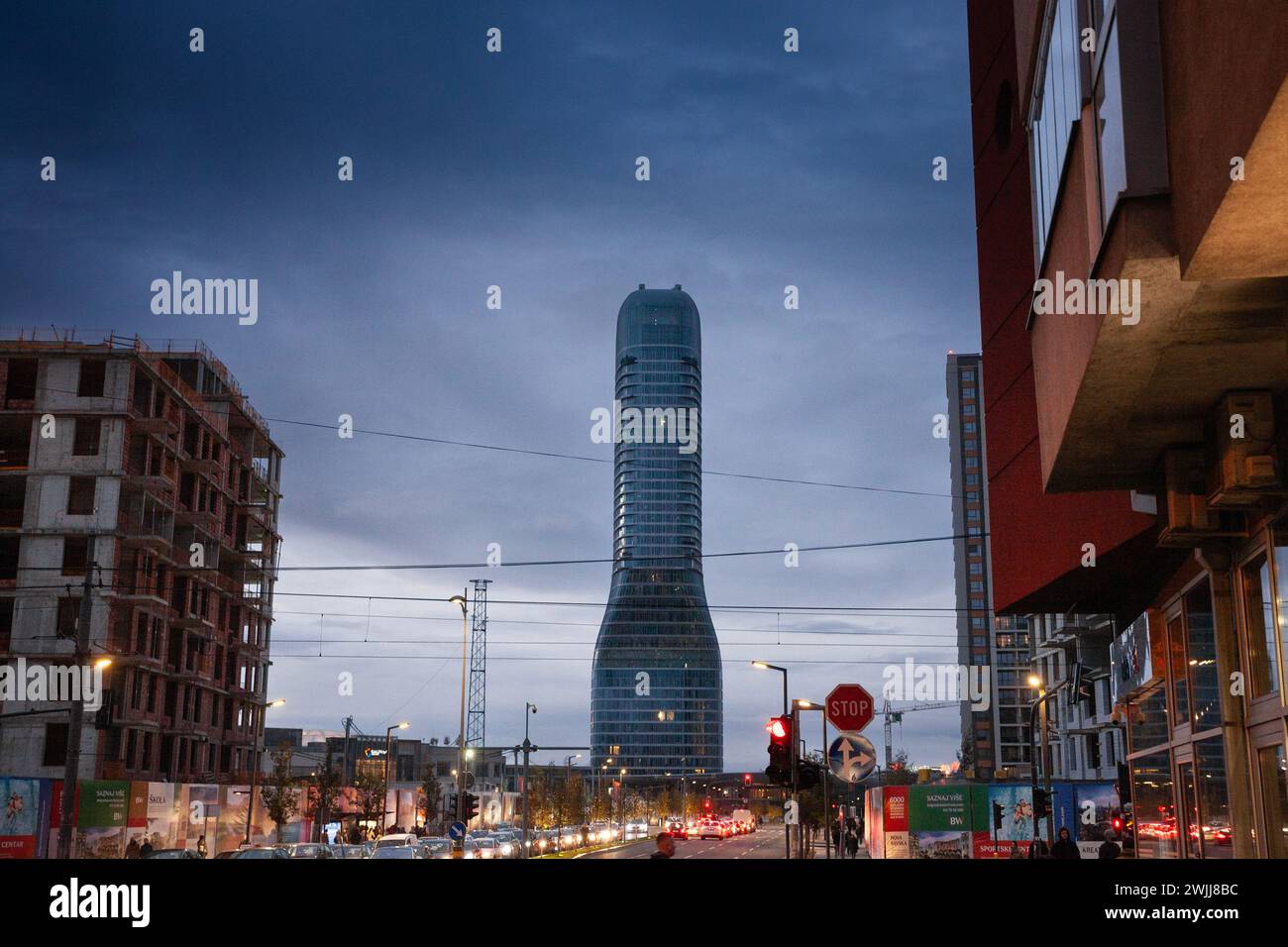 Picture of the construction site of Beograd na vodi, or Beograd ...