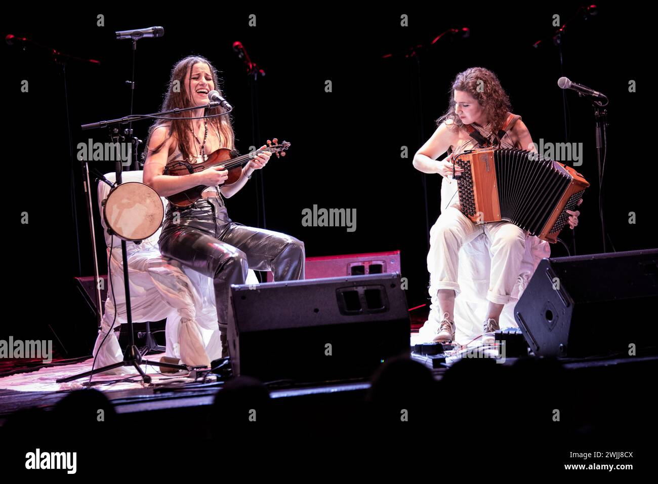 Barcelona, Spain. 2024.02.15. Caamaño & Ameixeiras perform on stage at ...
