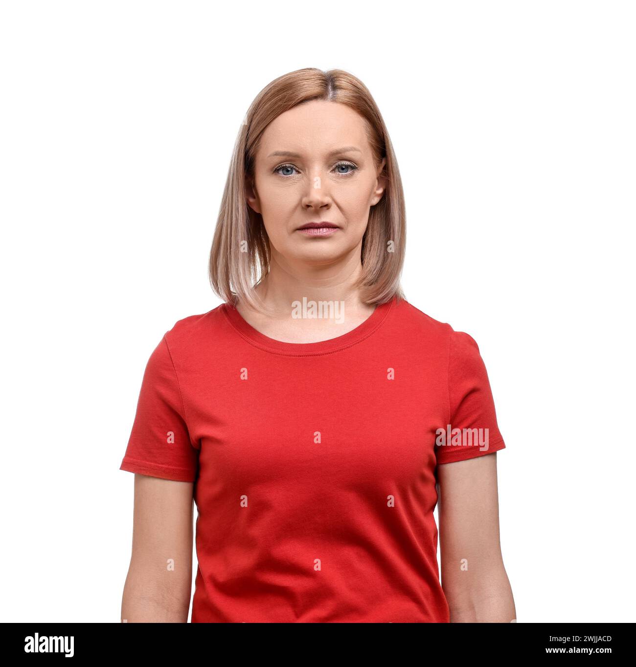 Woman age on t shirt hi-res stock photography and images - Alamy