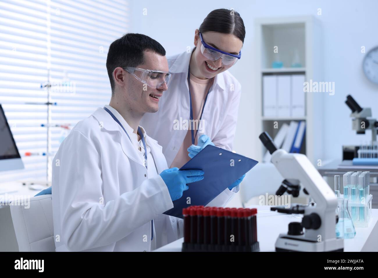 Science test form hi-res stock photography and images - Alamy