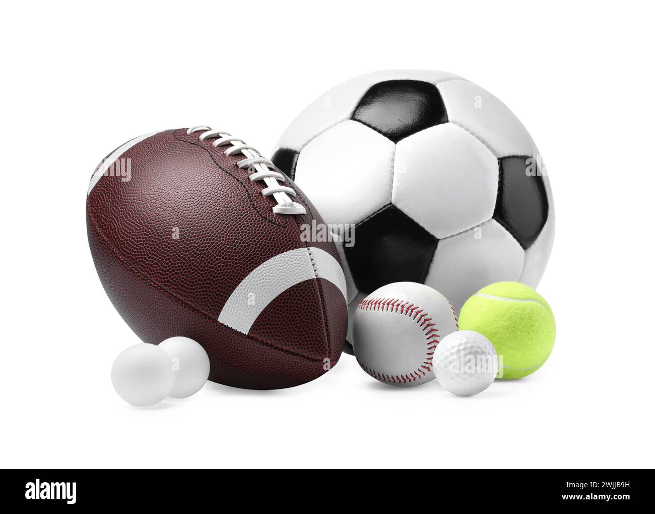 Different golf balls on Cut Out Stock Images & Pictures - Alamy