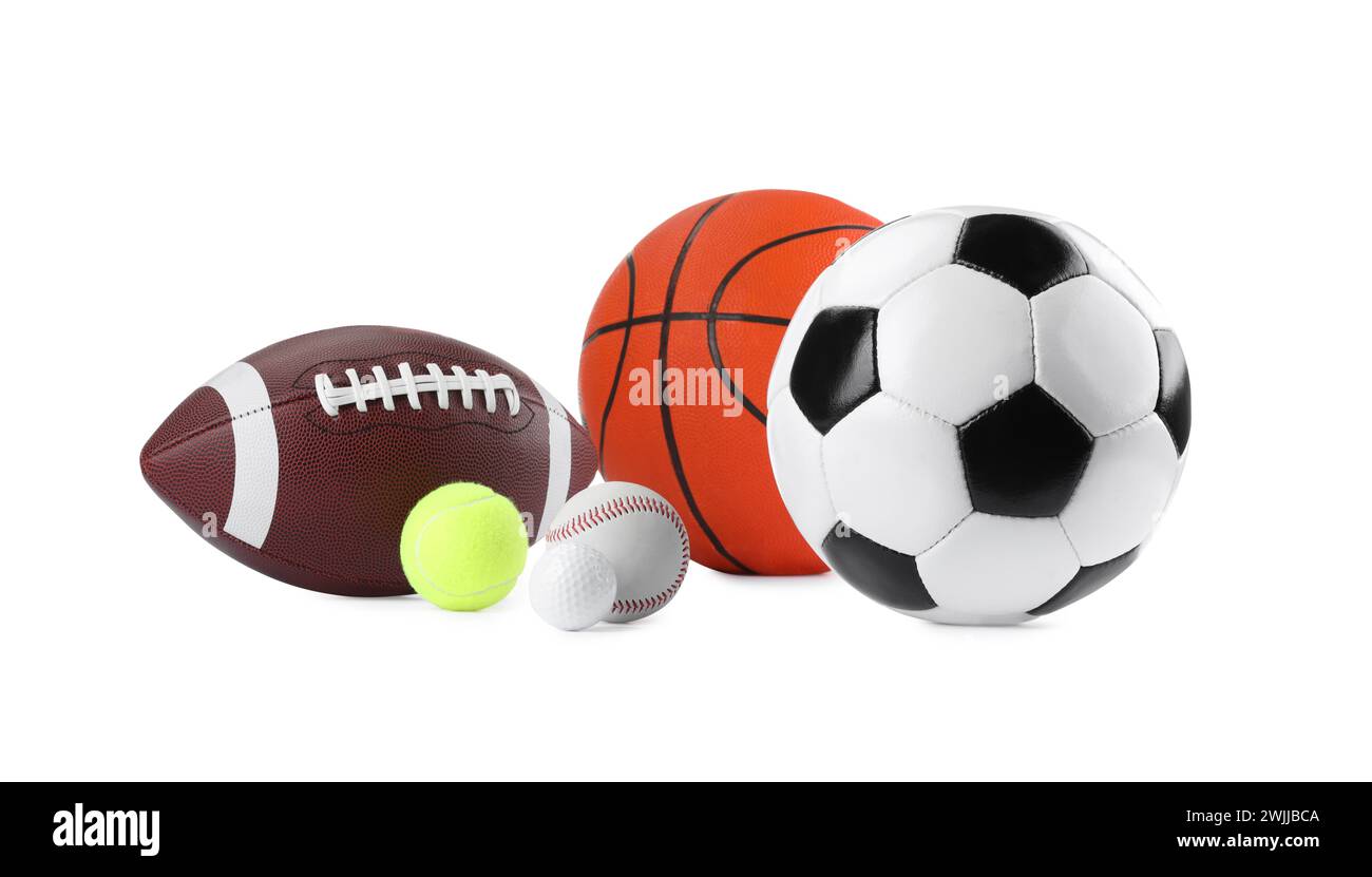 Different golf balls on Cut Out Stock Images & Pictures - Alamy