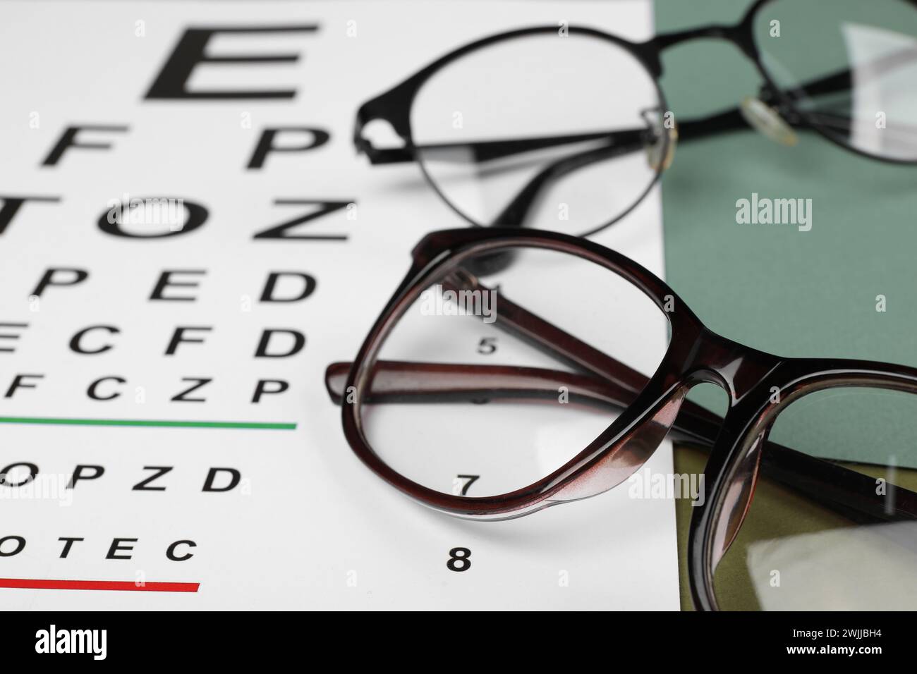 Snellen table hi-res stock photography and images - Alamy