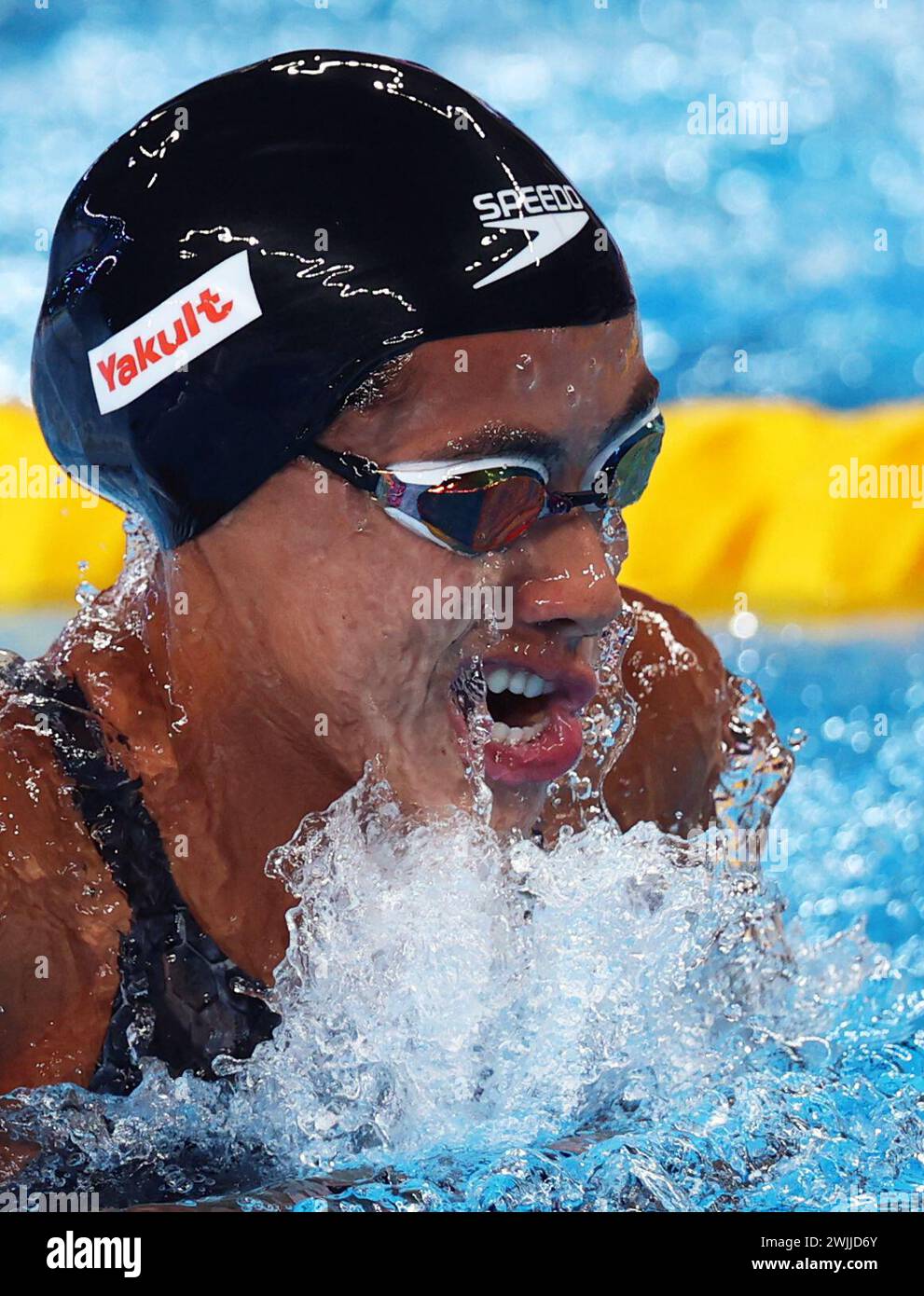 Doha, Qatar. 15th Feb, 2024. Gabrielle Silva of Brazil competes during ...