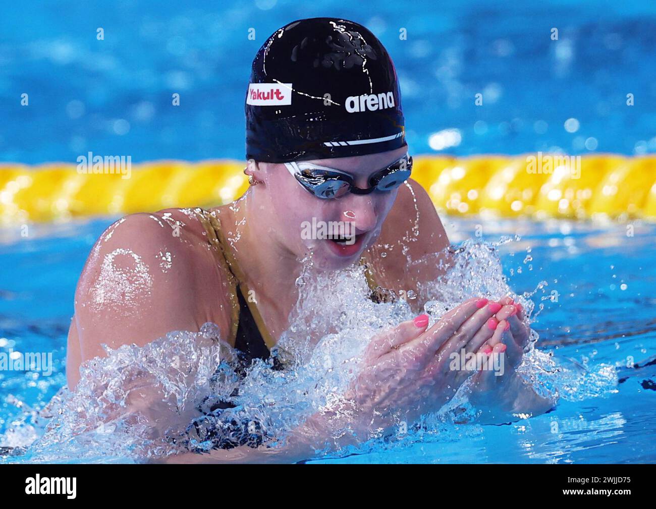 Doha, Qatar. 15th Feb, 2024. Kate Douglass of the United States ...
