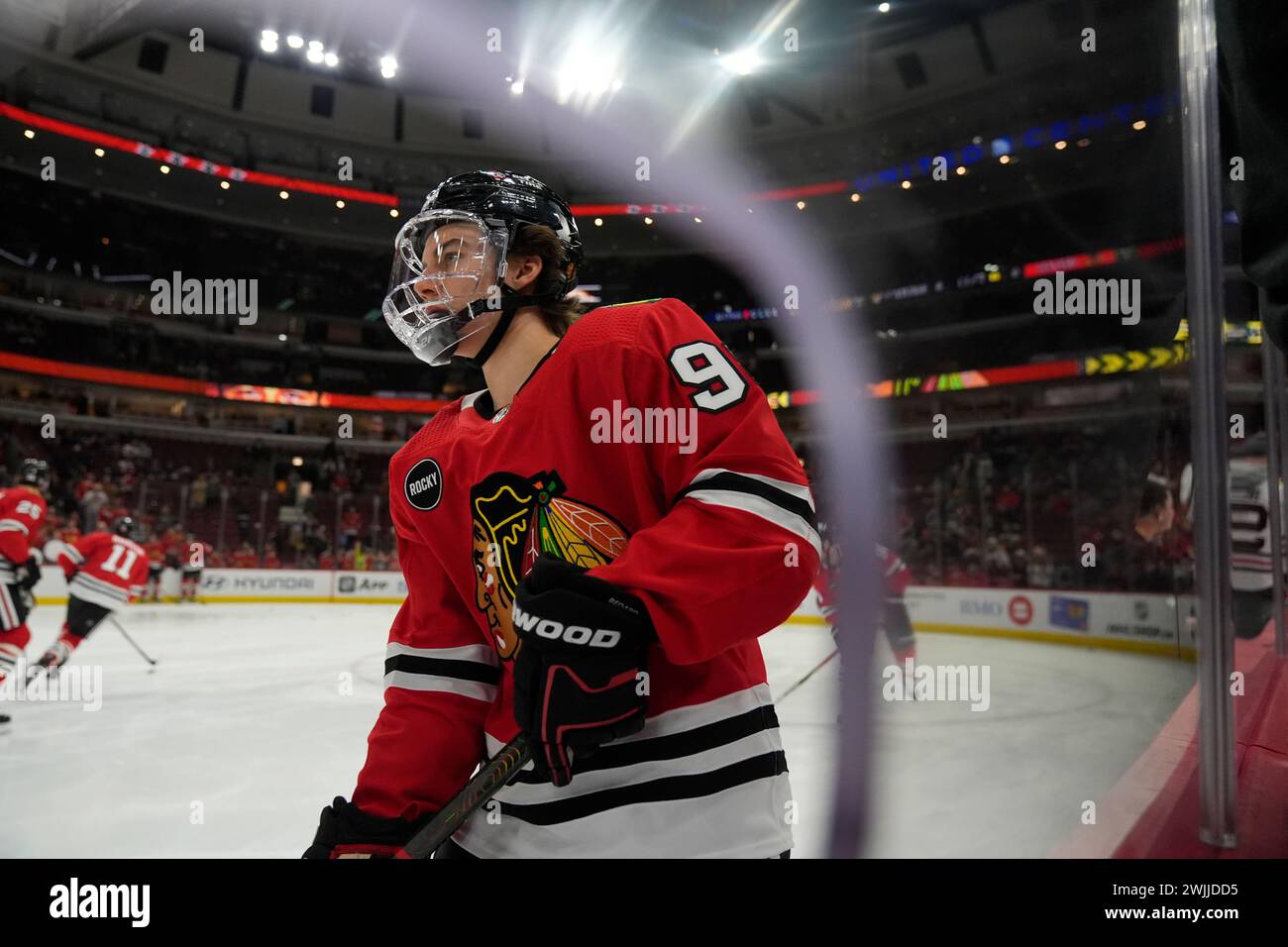 Returning from a jaw injury, Chicago Blackhawks center Connor Bedard ...