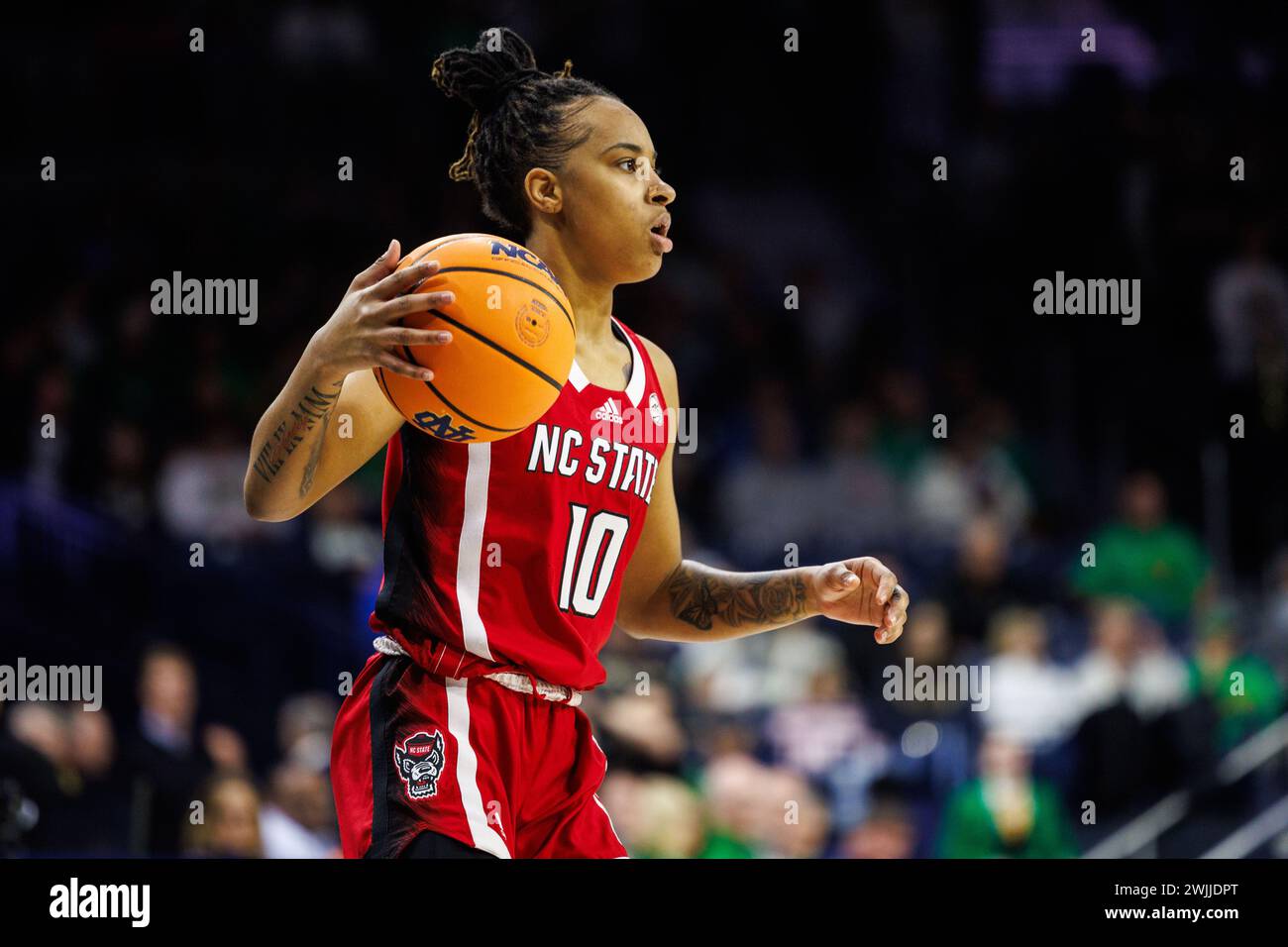 February 15, 2024: North Carolina State guard Aziaha James (10 ...