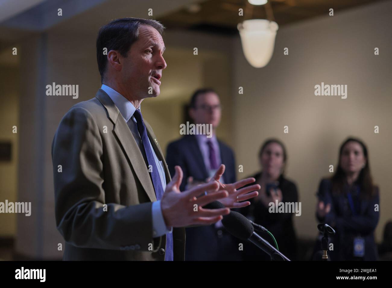Washington, United States. 15th Feb, 2024. House Intelligence Ranking ...