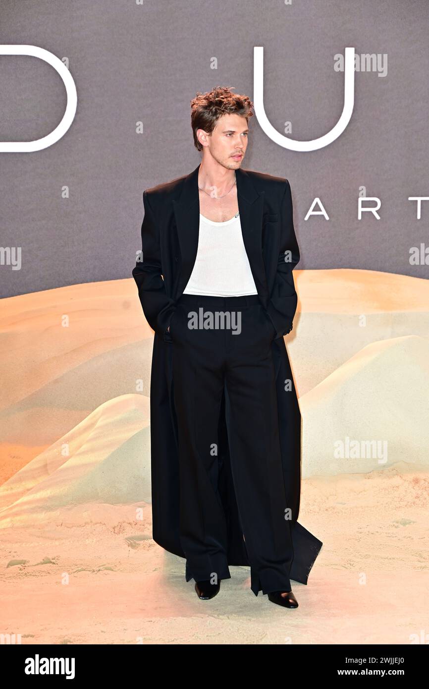 London, UK. 14th Feb, 2024. Austin Butler attends DUNE: part two ...