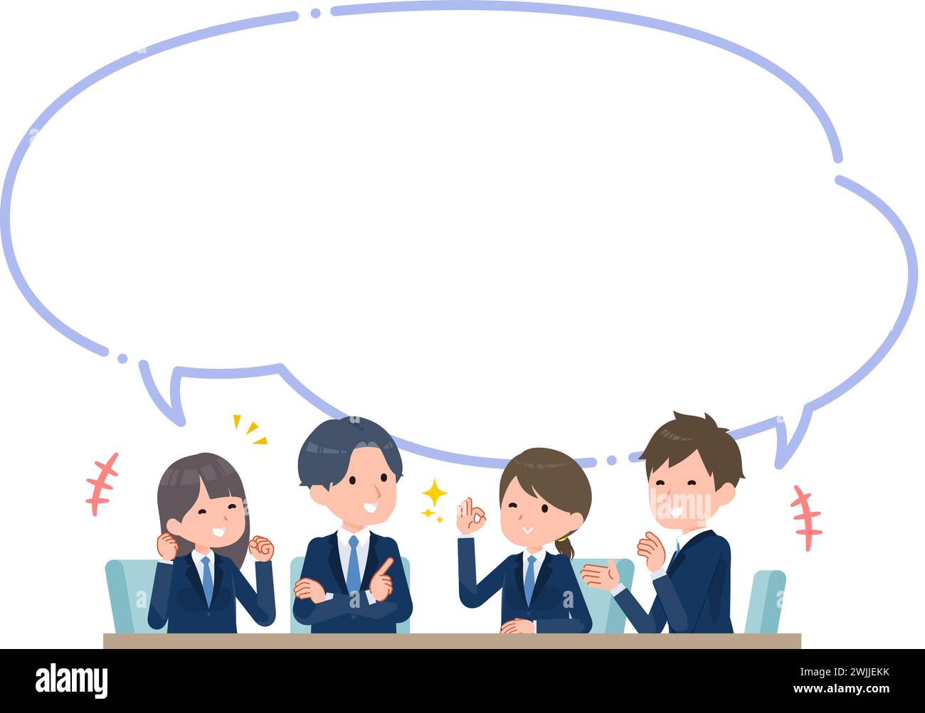 High school speech uniform Stock Vector Images - Alamy