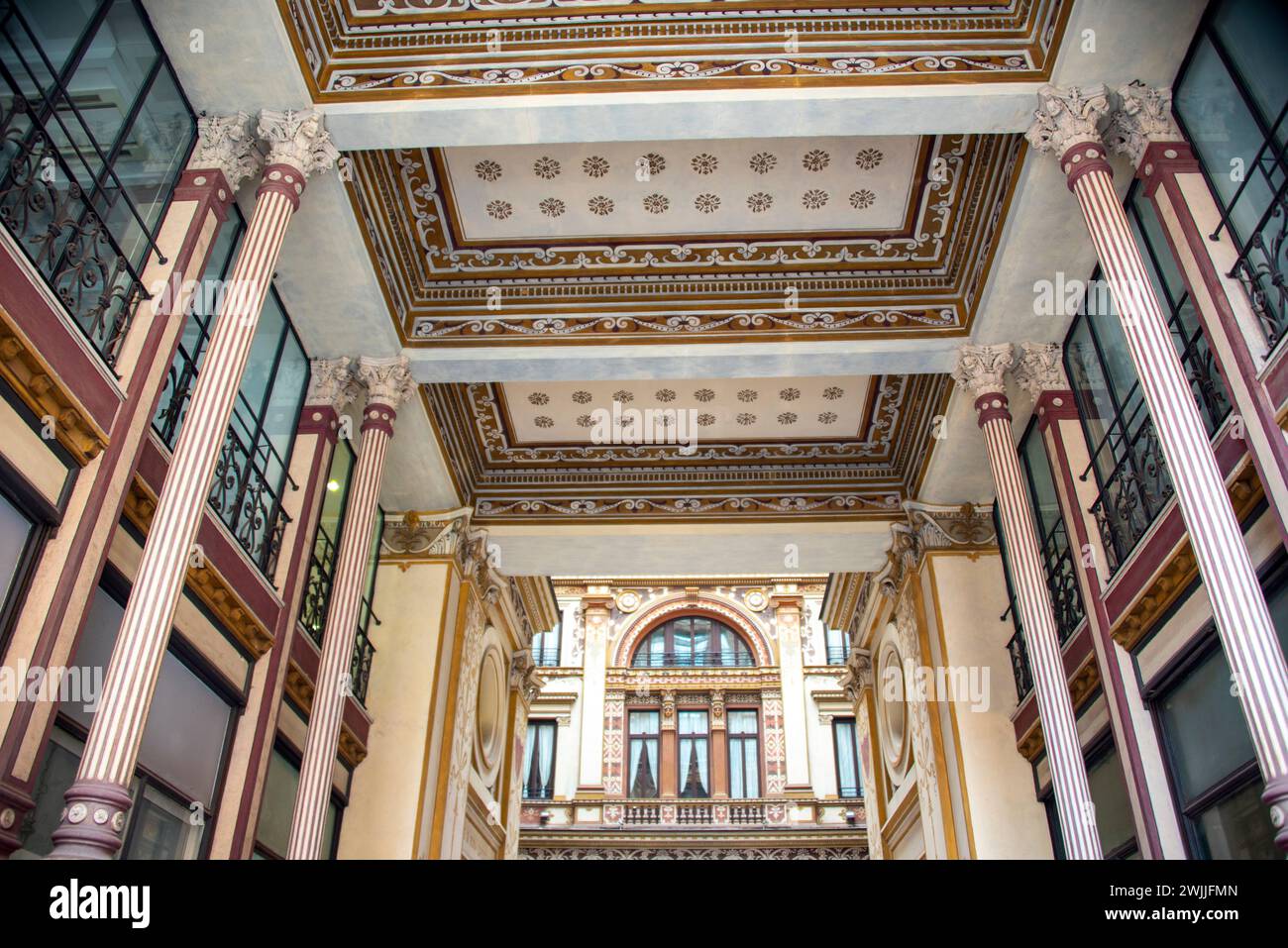 Galleria Sciarra - Rome - Italy Stock Photo - Alamy