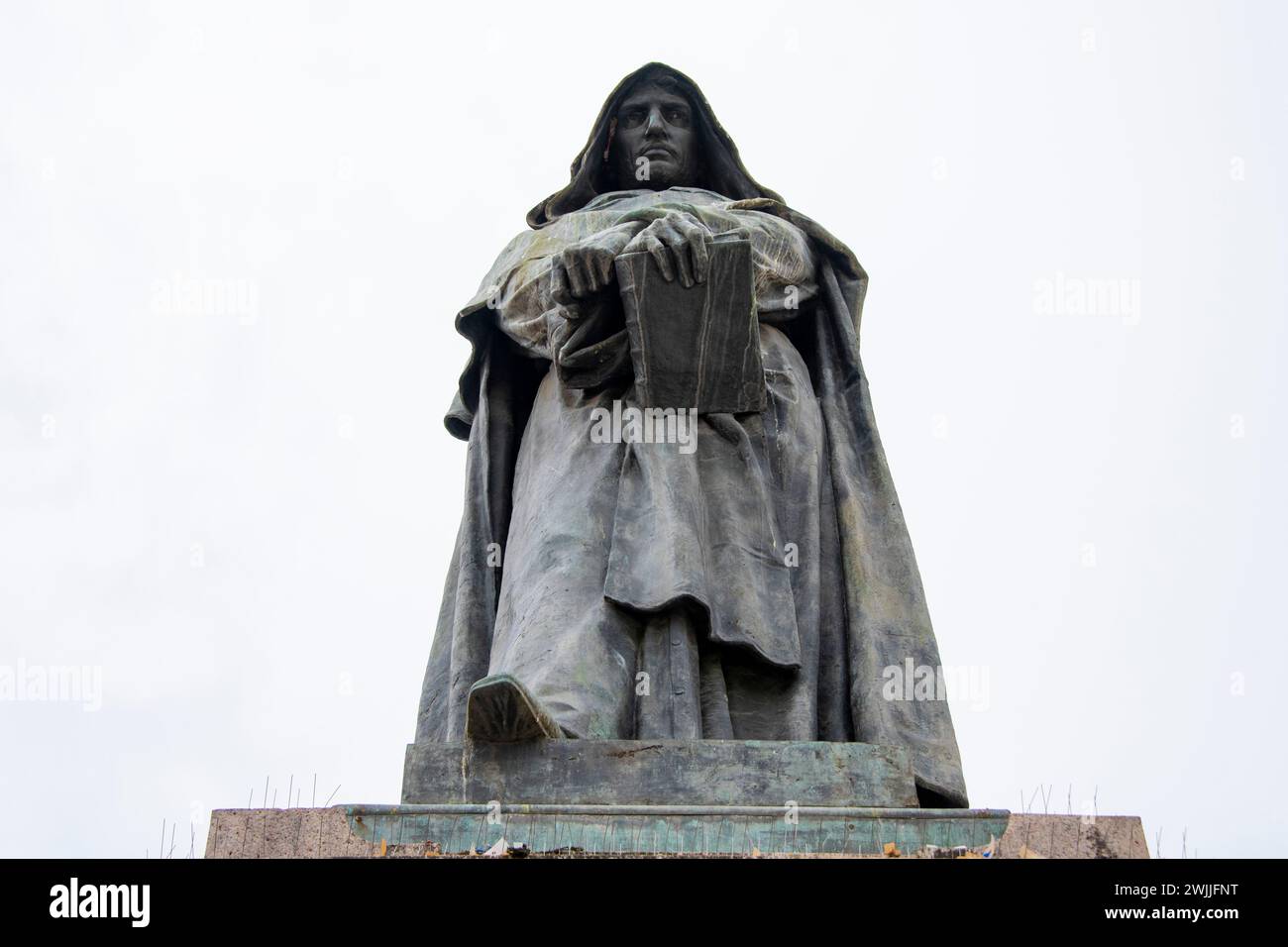 Monument of Italian Giordano Bruno - Rome - Italy Stock Photo - Alamy