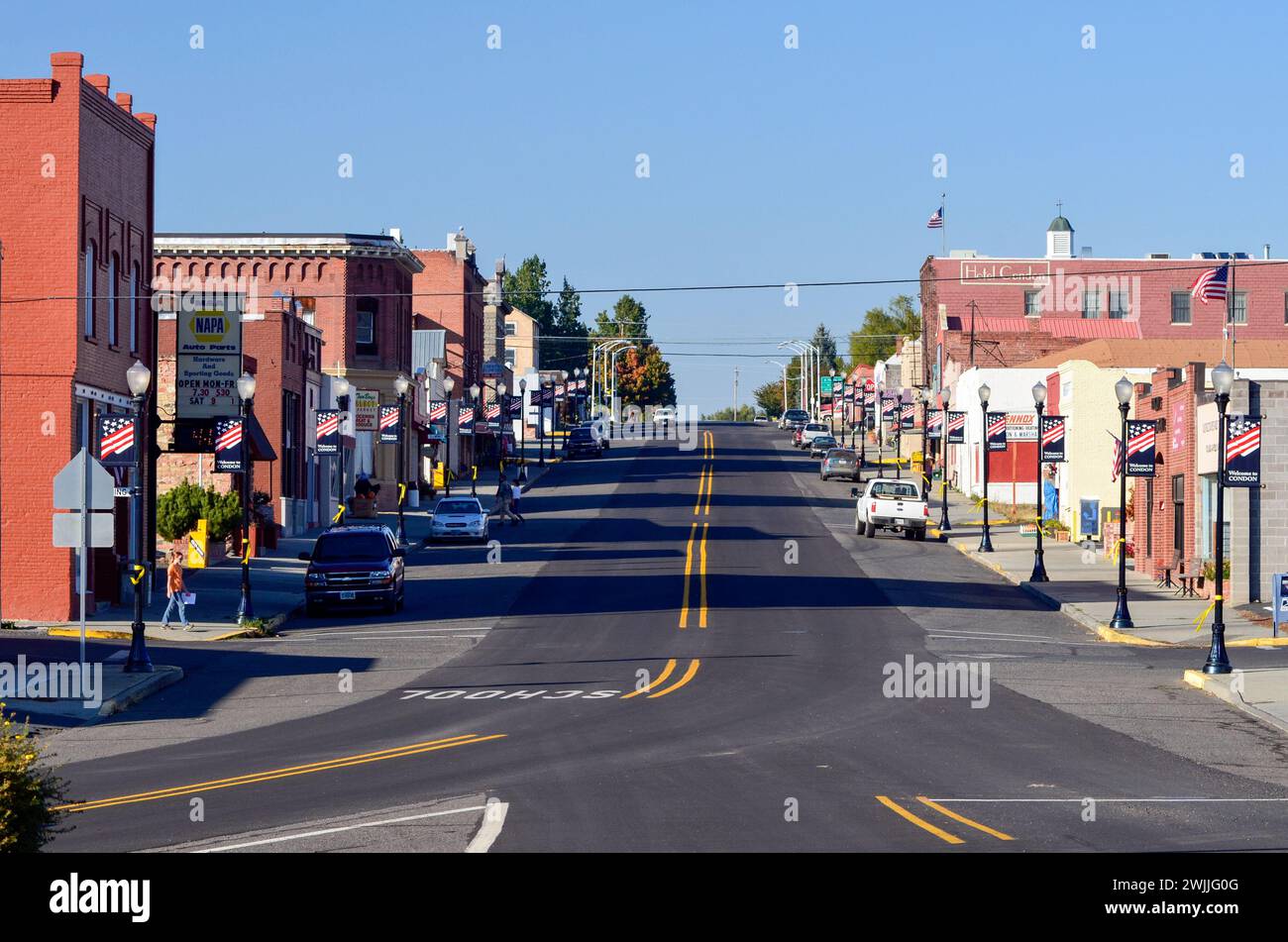 Downtown Condon, Oregon Stock Photo - Alamy