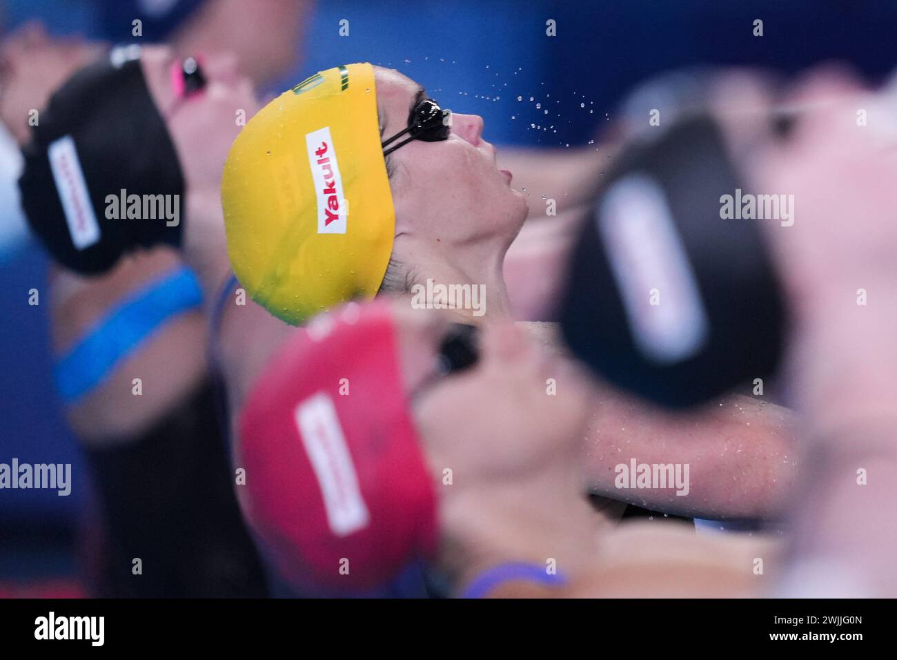 Doha, Qatar. 15th Feb, 2024. Iona Anderson of Australia competes during ...