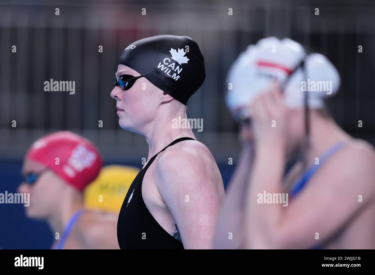 Doha, Qatar. 15th Feb, 2024. Ingrid Wilm of Canada is seen prior to the ...