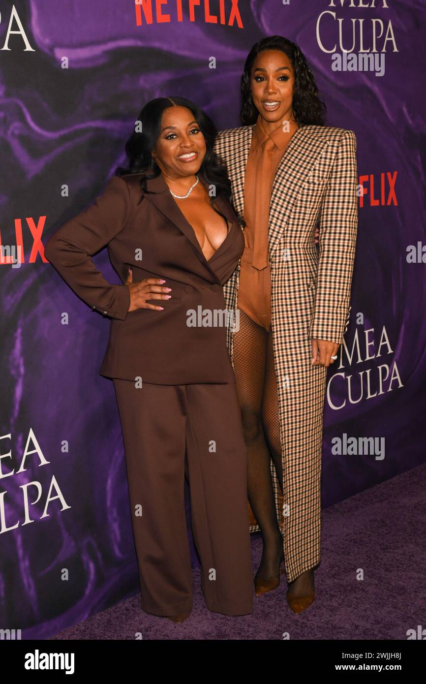 New York, USA. 15th Feb, 2024. Sherri Shepherd and Kelly Rowland ...