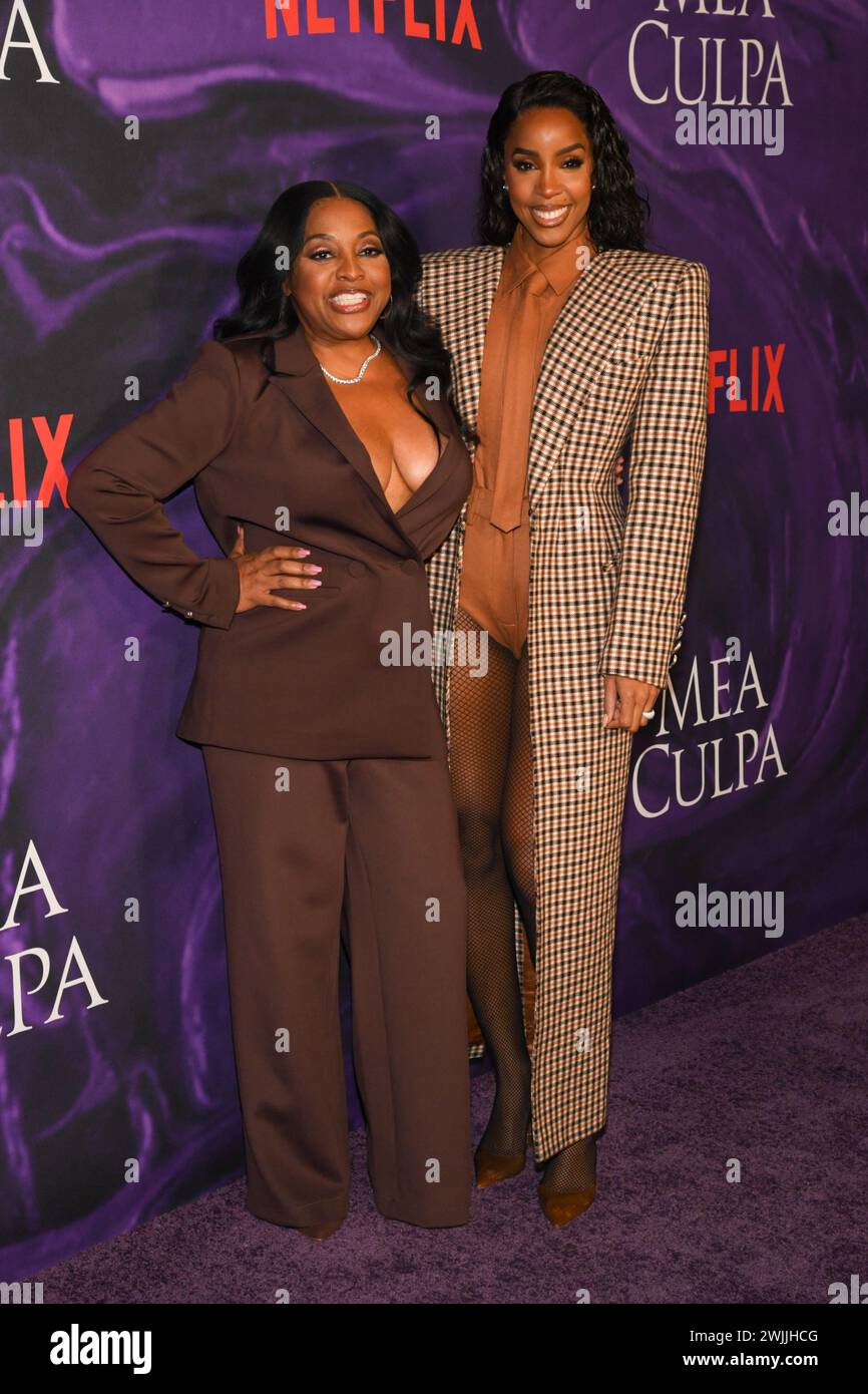 New York, USA. 15th Feb, 2024. Sherri Shepherd and Kelly Rowland ...