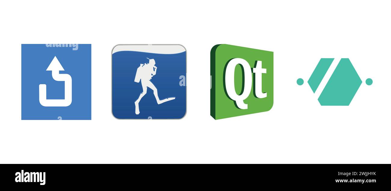 Qt emblem Cut Out Stock Images & Pictures - Alamy