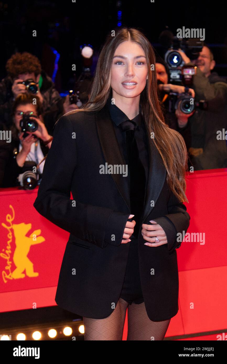 Berlin, Germany. 15th Feb, 2024. Lorena Rae attending the Opening Red ...