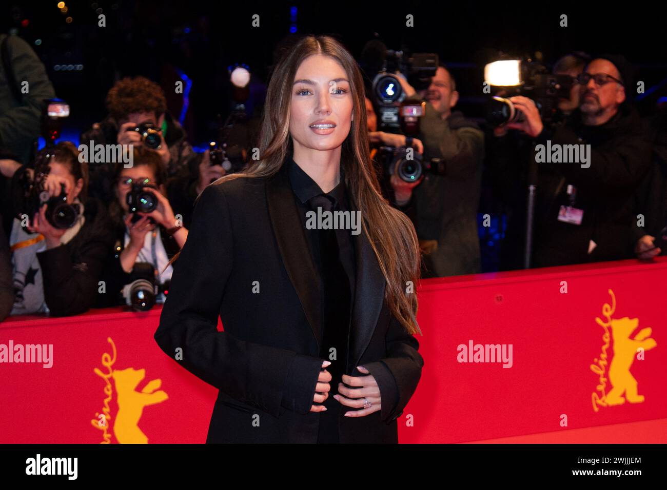 Berlin, Germany. 15th Feb, 2024. Lorena Rae attending the Opening Red ...