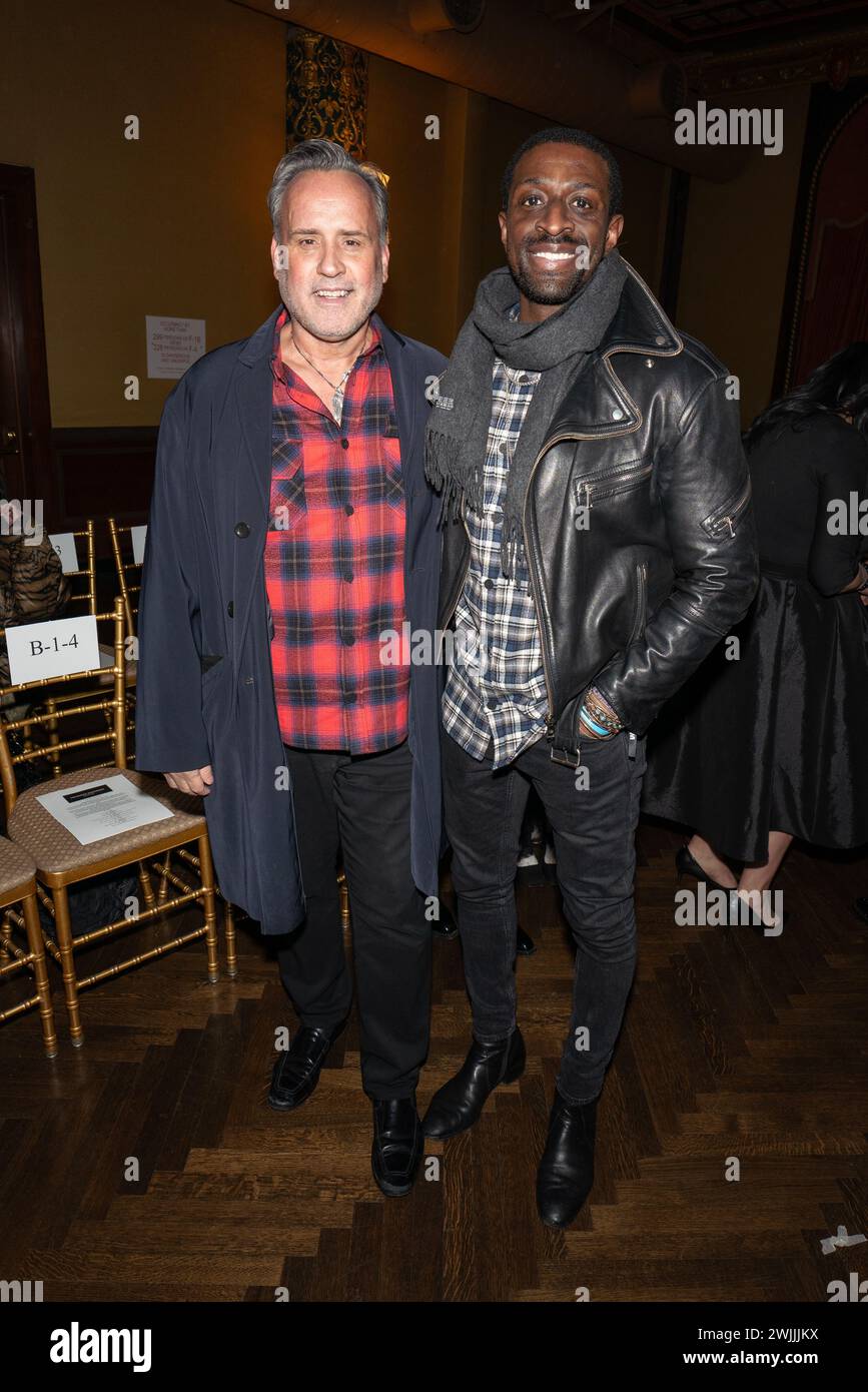 Scott Buccheit and Naeem Delbridge attends front row at the Frederick ...