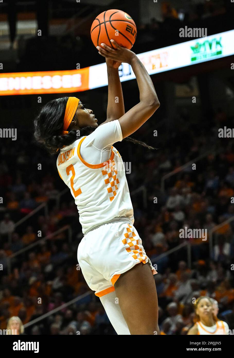 KNOXVILLE, TN - FEBRUARY 15: Tennessee Lady Vols forward Rickea Jackson ...