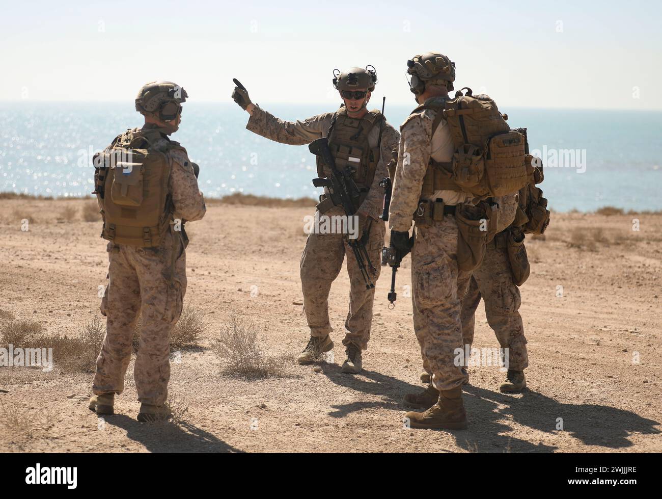 240206-M-IU565-1206 FAILAKA ISLAND, Kuwait (Feb. 6, 2024) A Marine ...