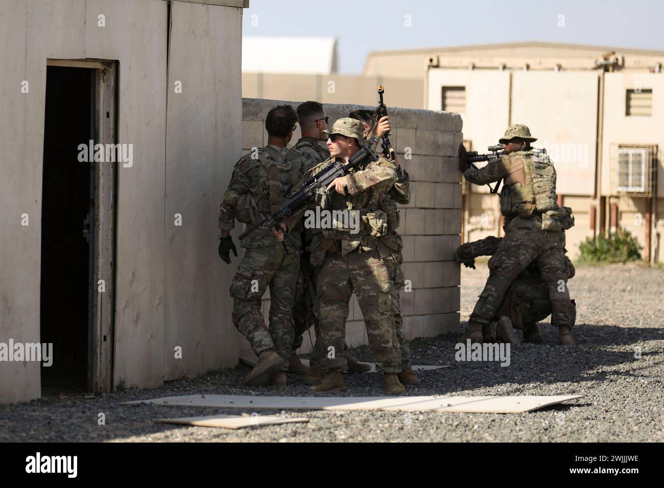 240205-M-IU565-1061 CAMP BUEHRING, Kuwait (Feb. 5, 2024) Soldiers ...