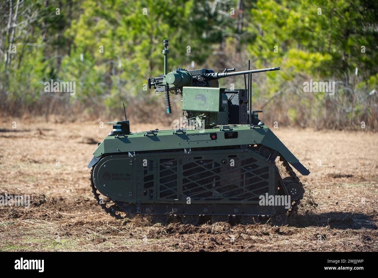 The Milrem THeMIS, a Dutch and German ground-based system combining an ...