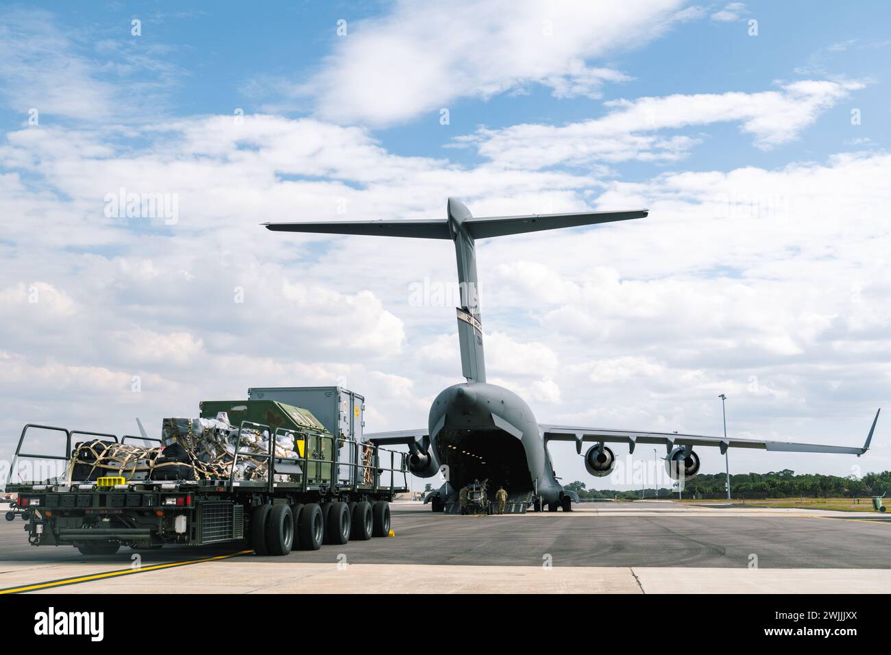 Airmen assigned to the 442nd Aircraft Maintenance Squadron load ...