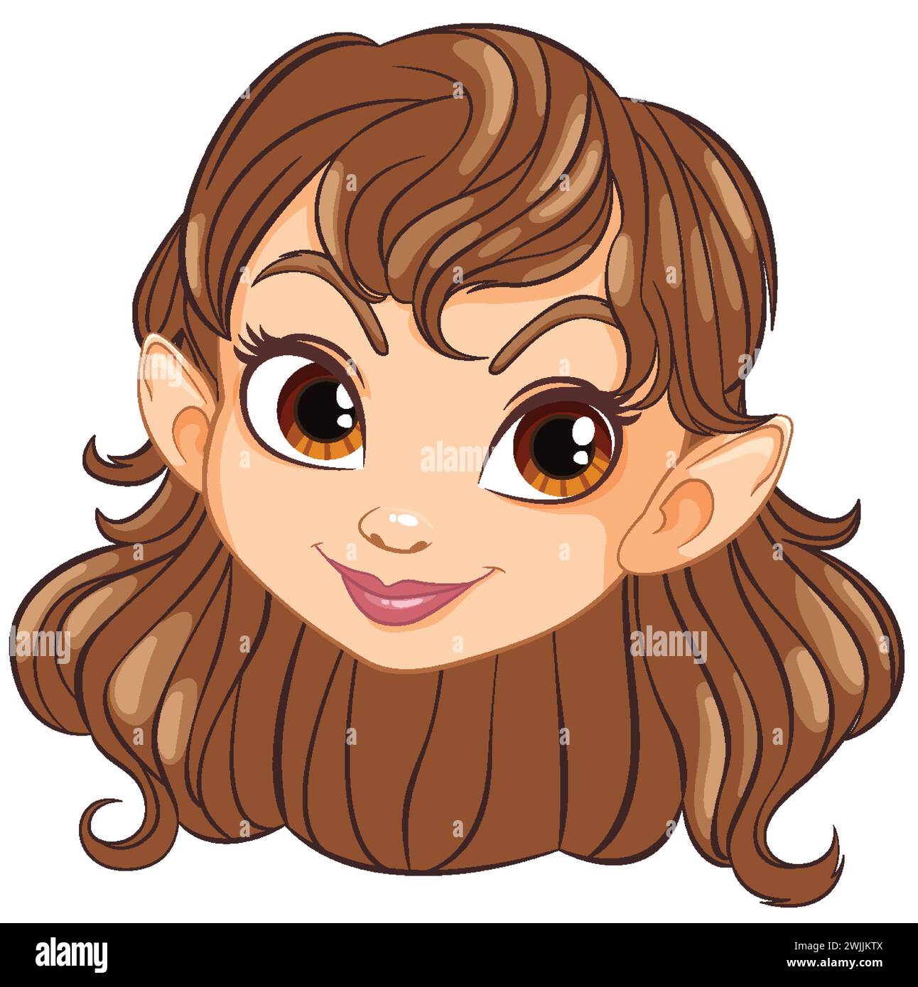 Elfin face Stock Vector Images - Alamy
