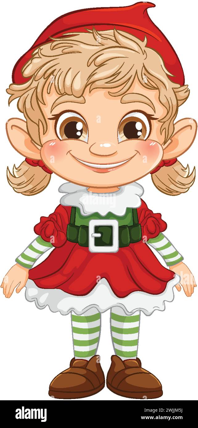 Dressed as elves Stock Vector Images - Alamy