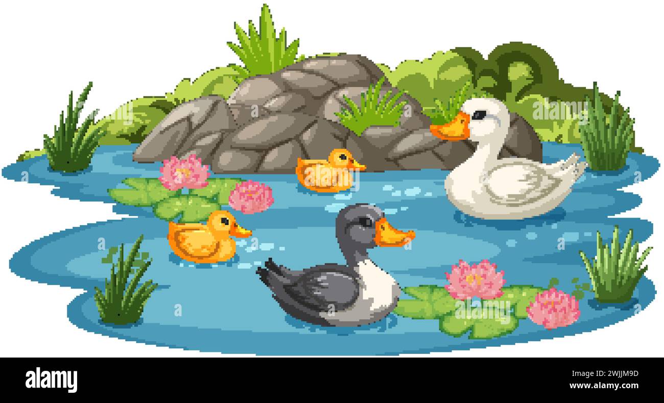 Duck observation Stock Vector Images - Alamy