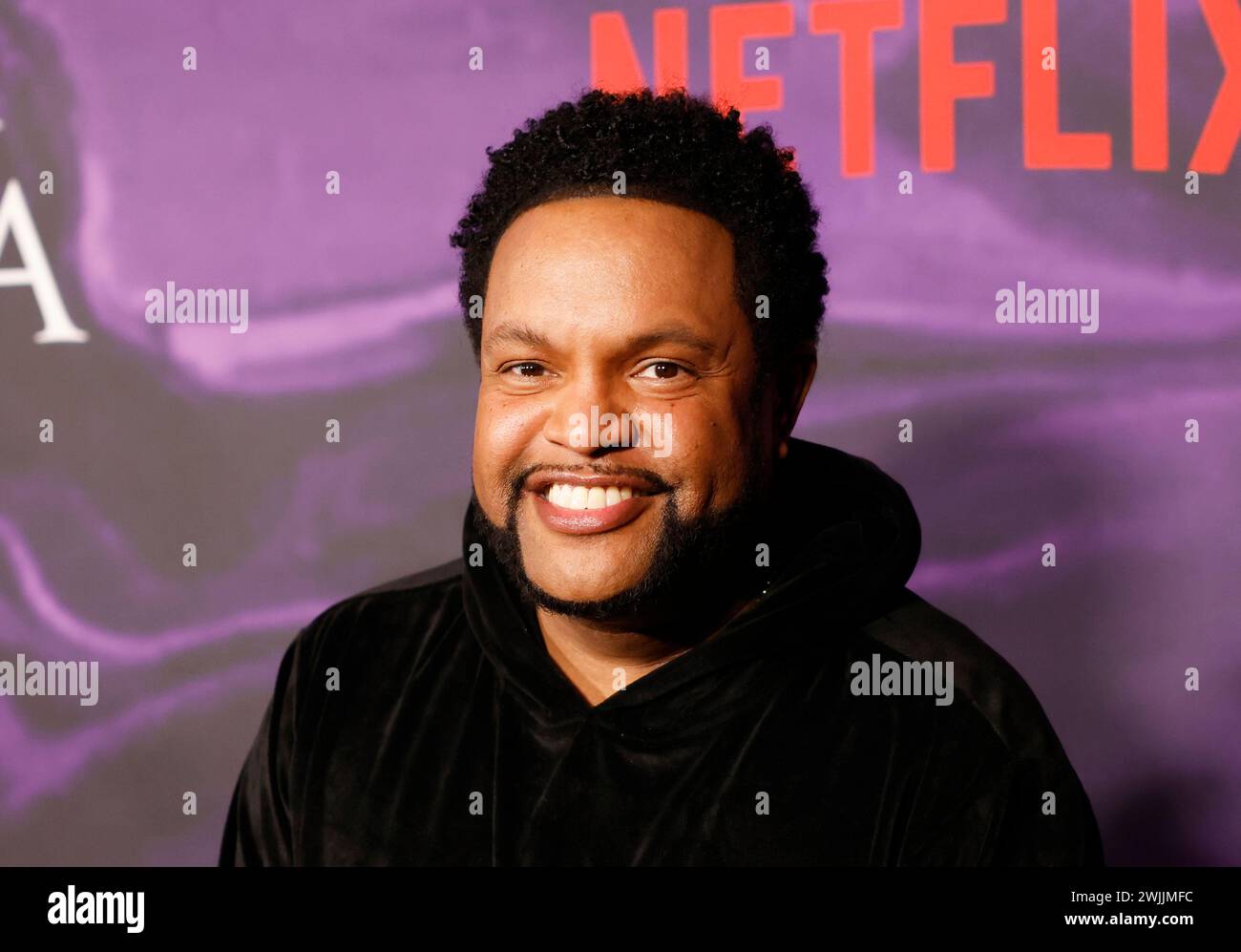 New York, United States. 15th Feb, 2024. Jawn Murray arrives on the red ...