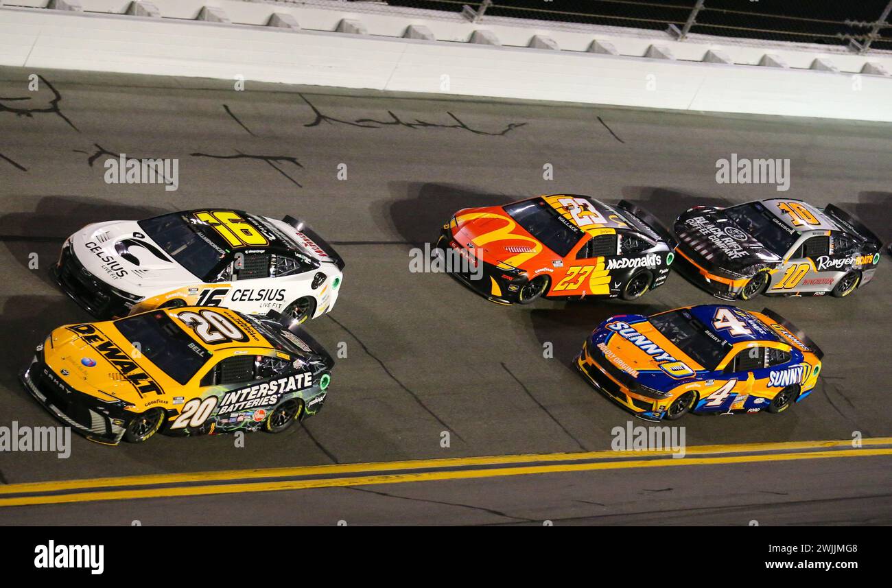 Daytona, United States. 15th Feb, 2024. Eventual winner Christopher ...