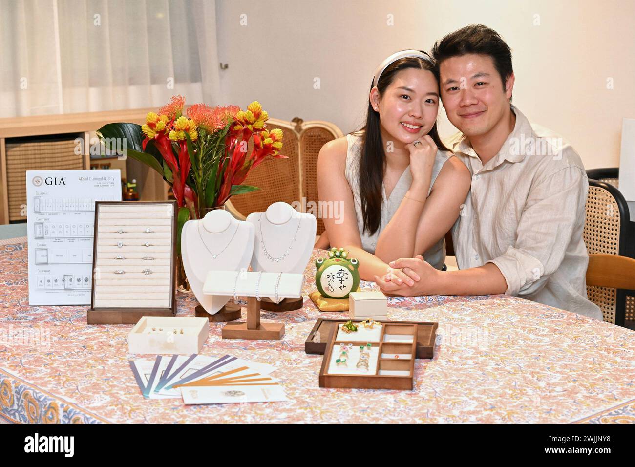 Rebecca Eu, founder of jewellery label Rinn, which focuses on lab-grown ...