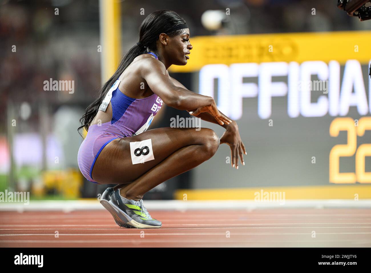 Daryll NEITA participating in the 200 meters at the World Athletics ...