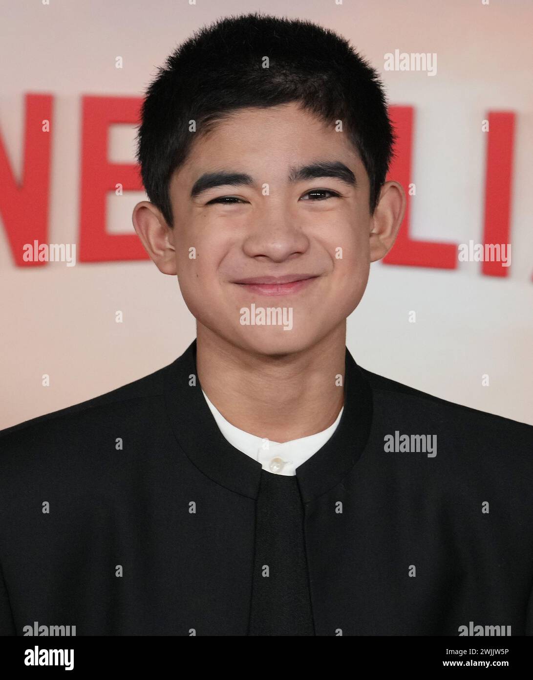 Los Angeles, USA. 15th Feb, 2024. Gordon Cormier arrives at the Netflix ...