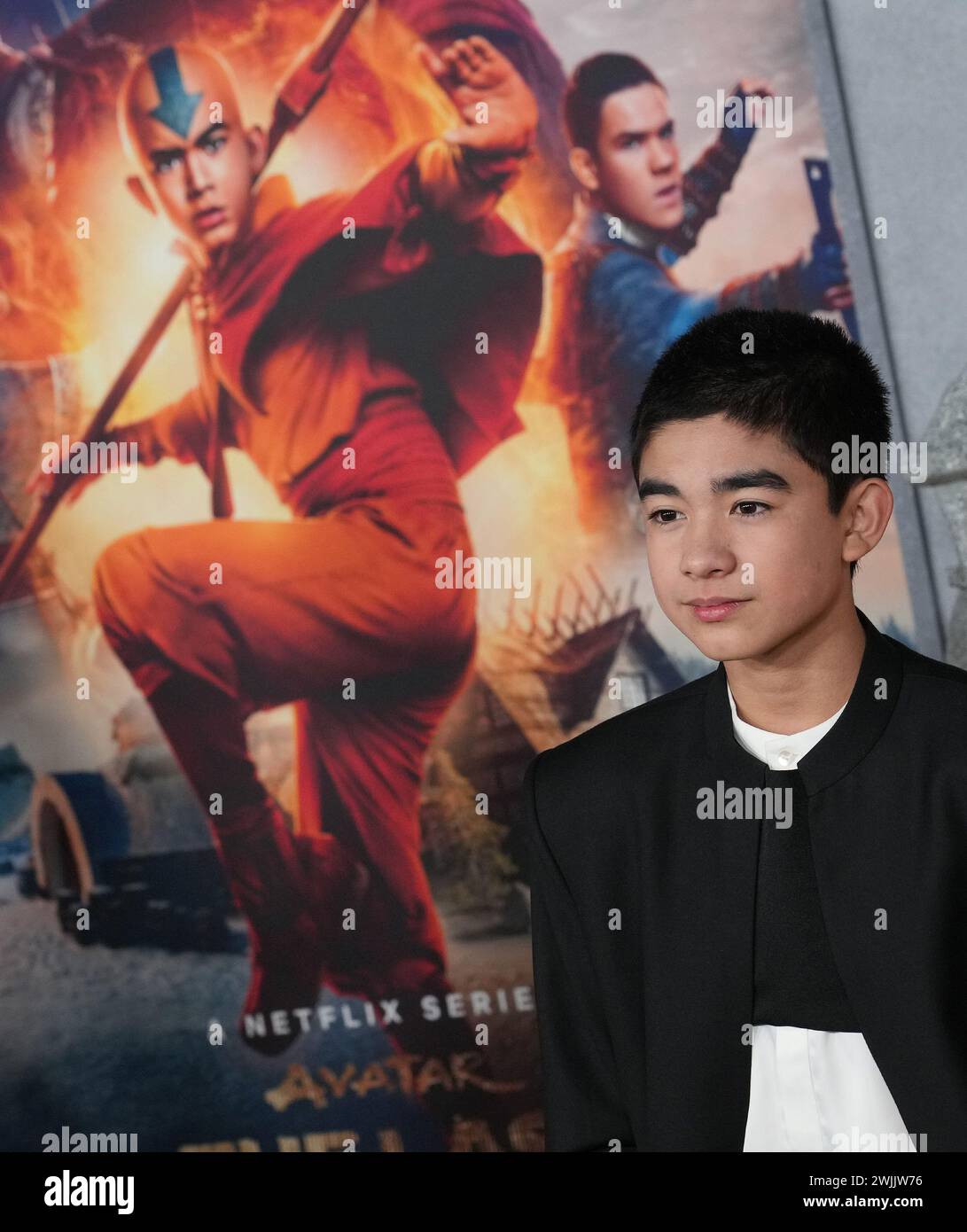 Los Angeles, USA. 15th Feb, 2024. Gordon Cormier arrives at the Netflix ...