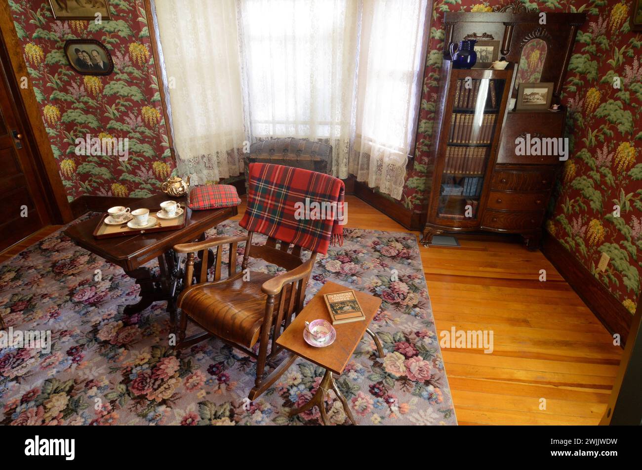 Interior of the Cant Ranch Historic Home & Museum, John Day Fossil Beds ...