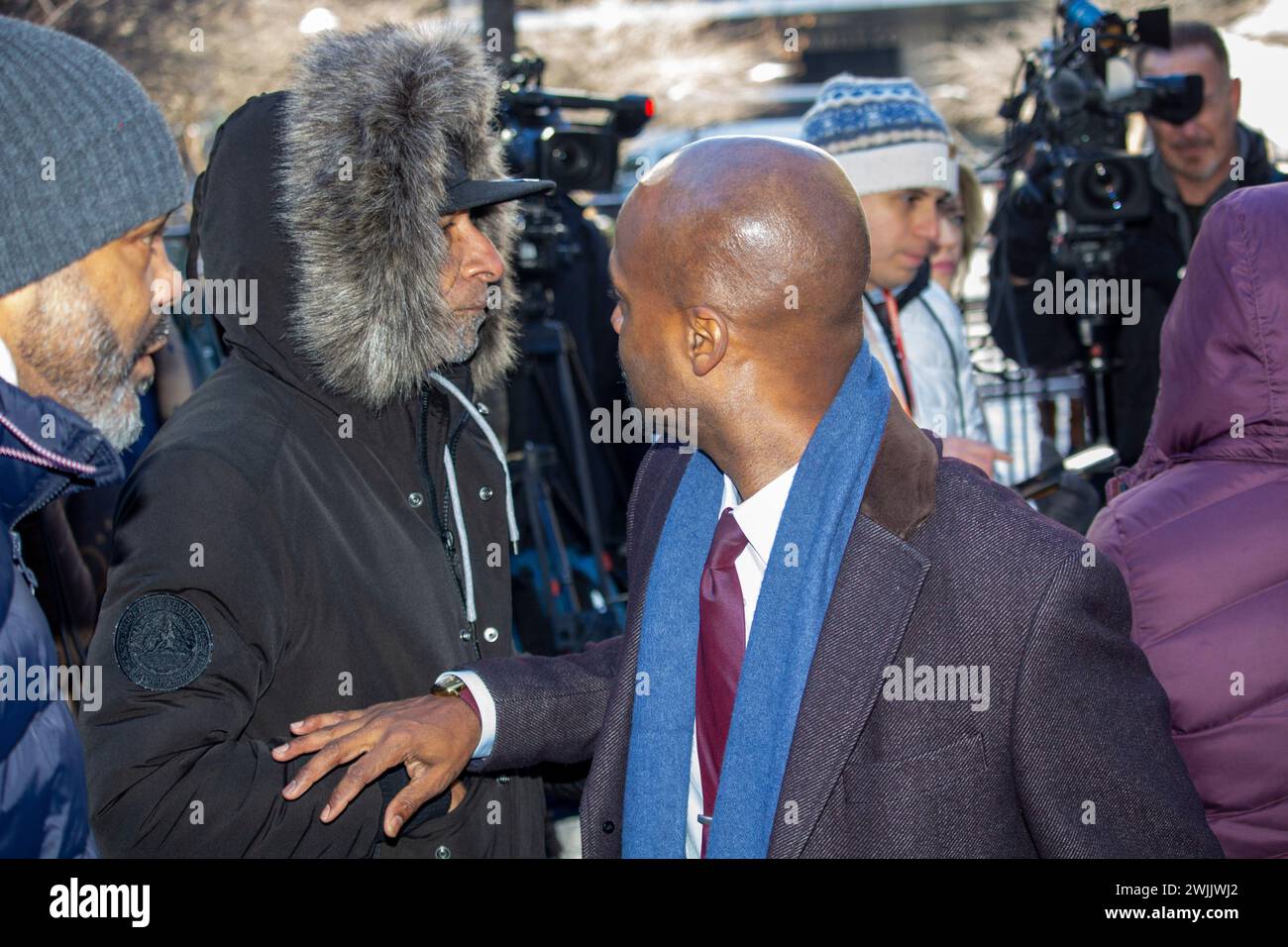 New York, New York, USA. 17th Jan, 2024. The death of Jordan Neely. His ...