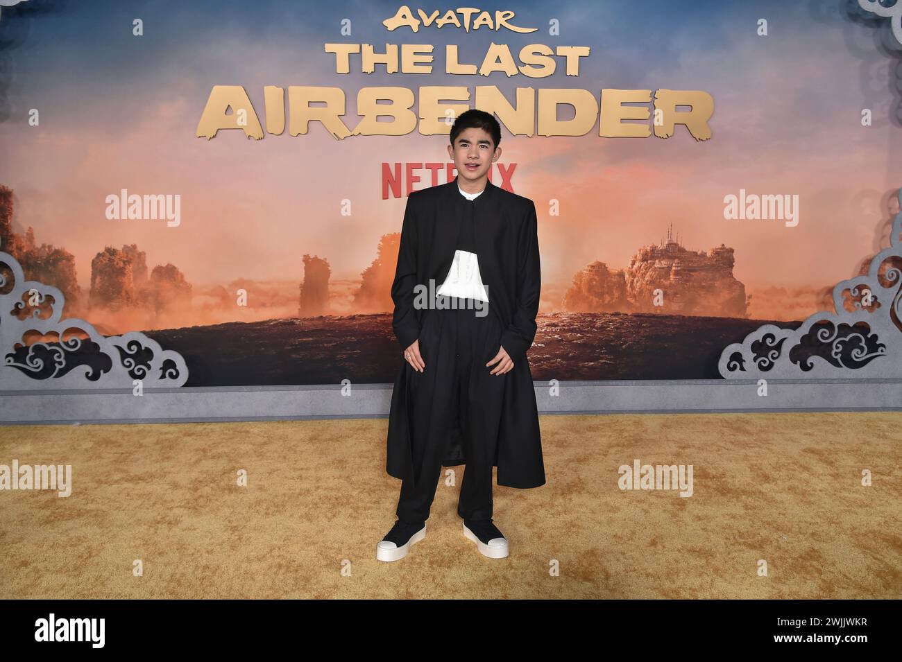 Gordon Cormier arrives at the premiere of "Avatar: The Last Airbender ...