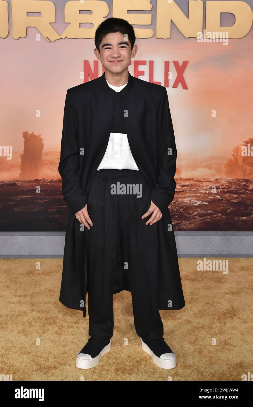 Gordon Cormier arrives at the premiere of "Avatar: The Last Airbender ...