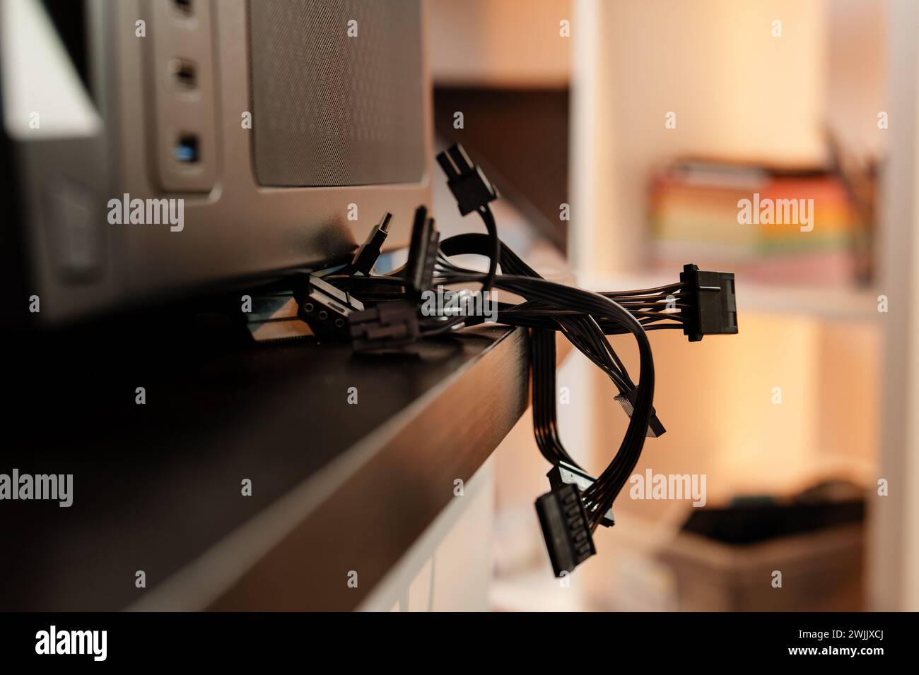 Computer parts of processing unit close up Stock Photo - Alamy