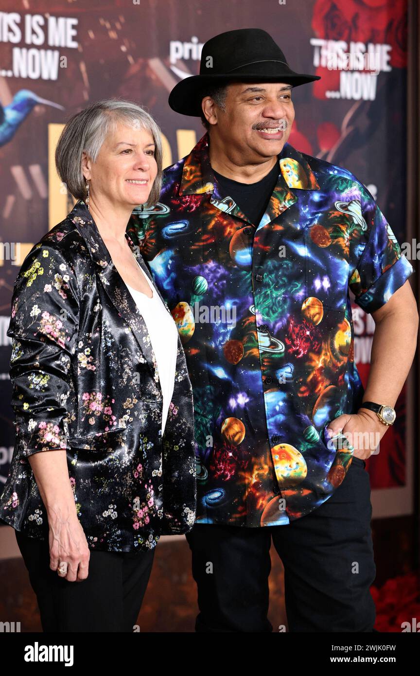 Neil de Grasse Tyson mit Ehefrau Alice Young bei der Premiere des ...
