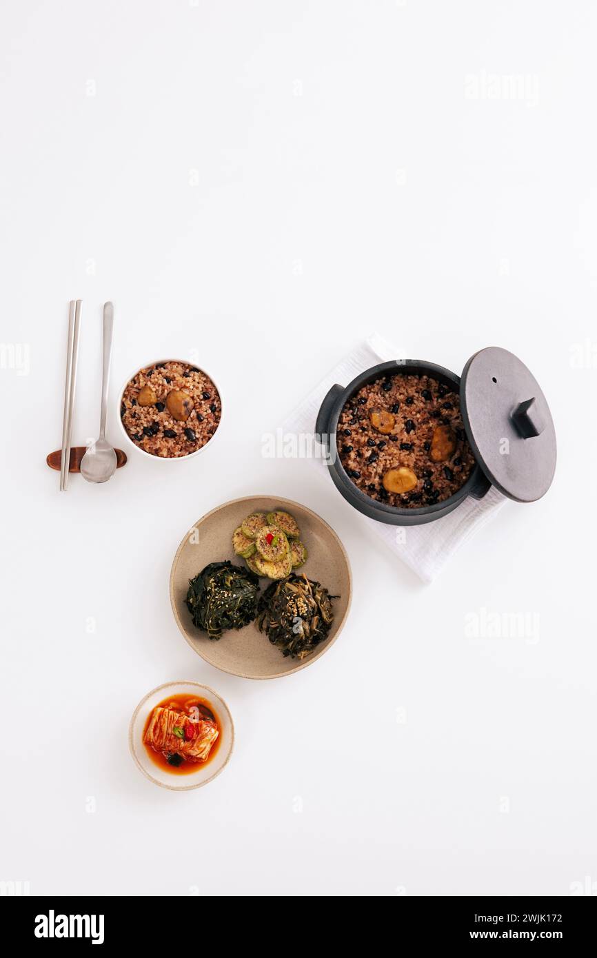 There are several vegetables and five grain rice that are eaten during ...