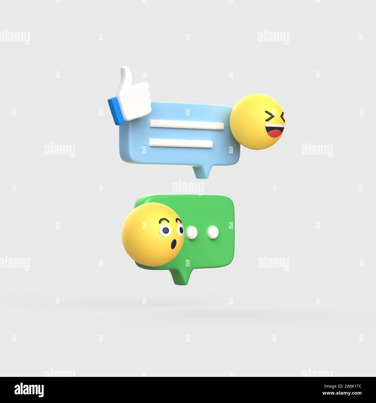 Emoticons chat hi-res stock photography and images - Alamy