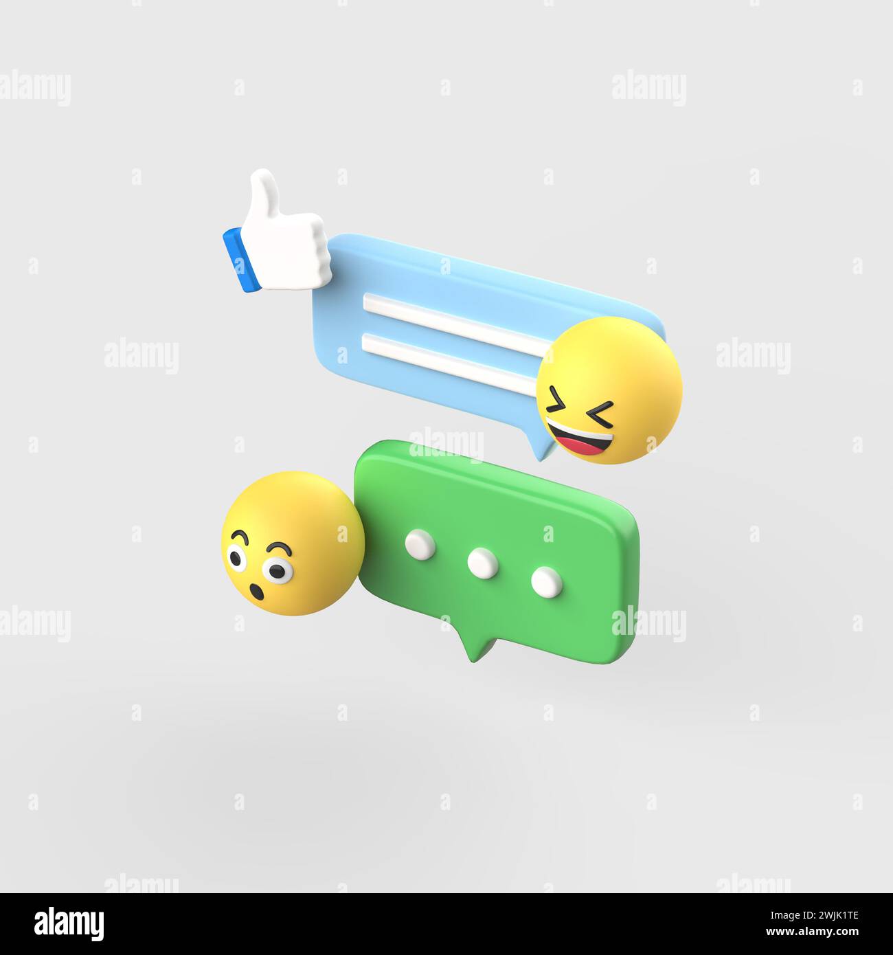 Talking emoticon graphic hi-res stock photography and images - Alamy