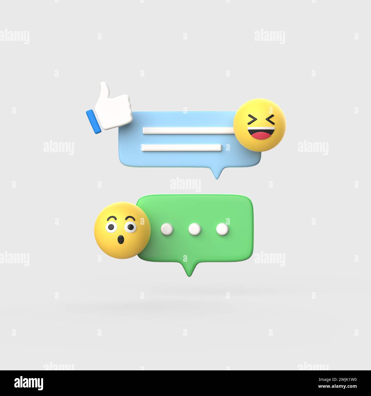 Emoticon chat hi-res stock photography and images - Alamy